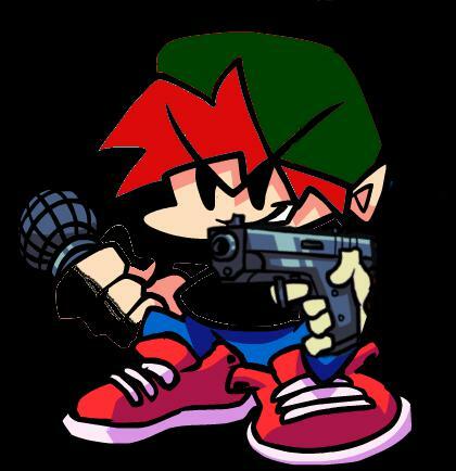 fnf bf with a gun for browser - фото и скриншоты игры на рабочий стол