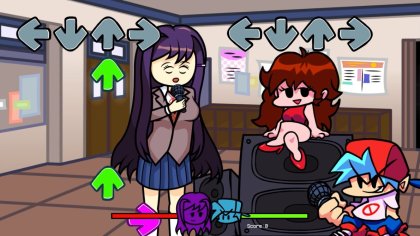 FNF X DDLC MOD - фото и скриншоты игры на рабочий стол