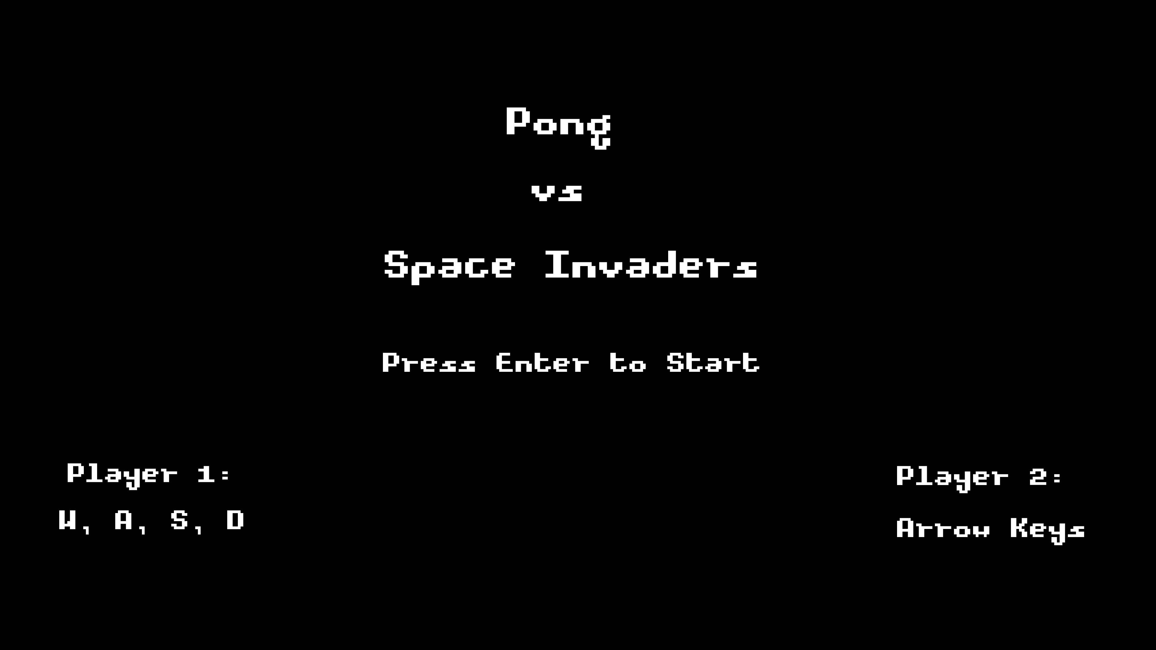 Pong VS Space Invaders - фото и скриншоты игры на рабочий стол