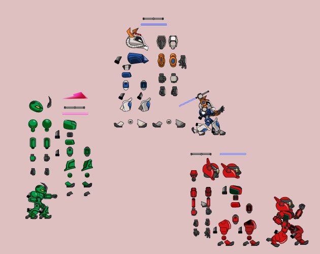 3 Robot Shooter character sprites вся информация об игре, читы, дата ...