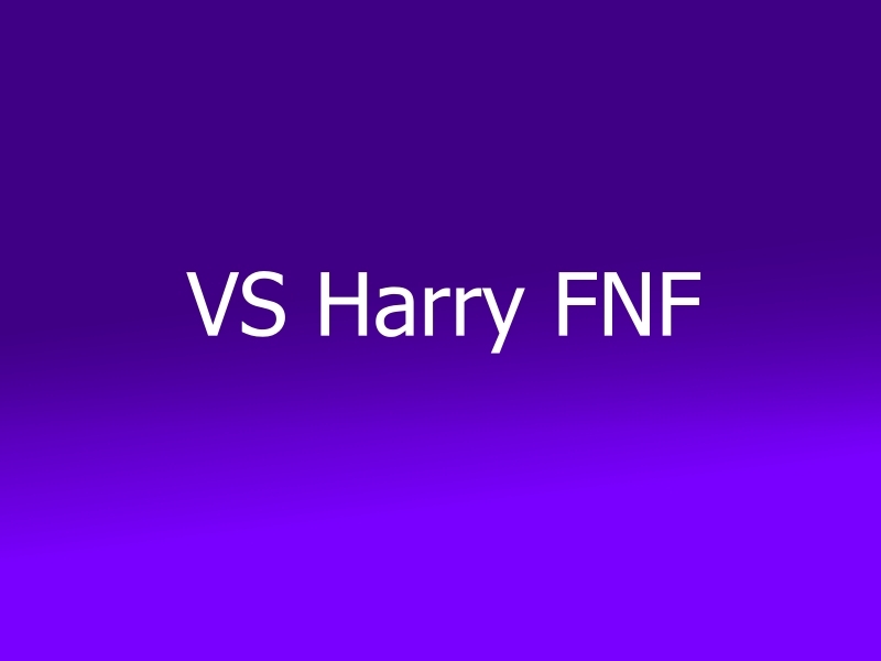 VS Harry FNF (Alpha 1) вся информация об игре, читы, дата выхода ...