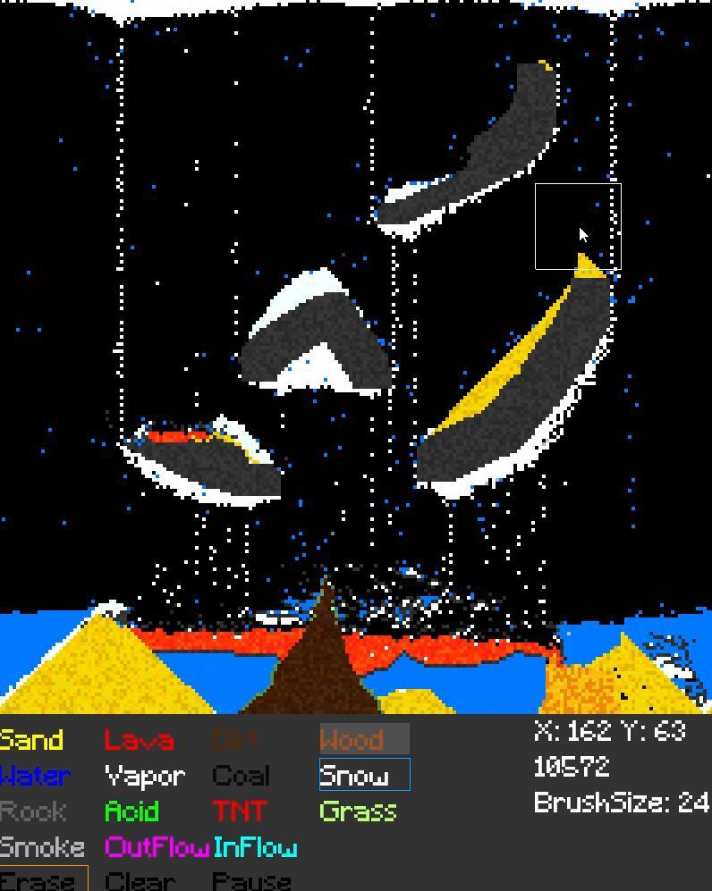 Falling Sand Simulation вся информация об игре, читы, дата выхода ...