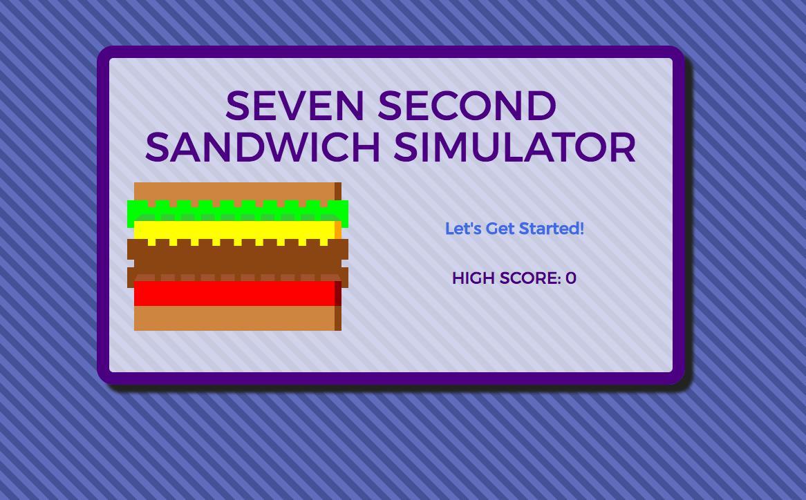 Seven Second Sandwich Simulator вся информация об игре, читы, дата ...