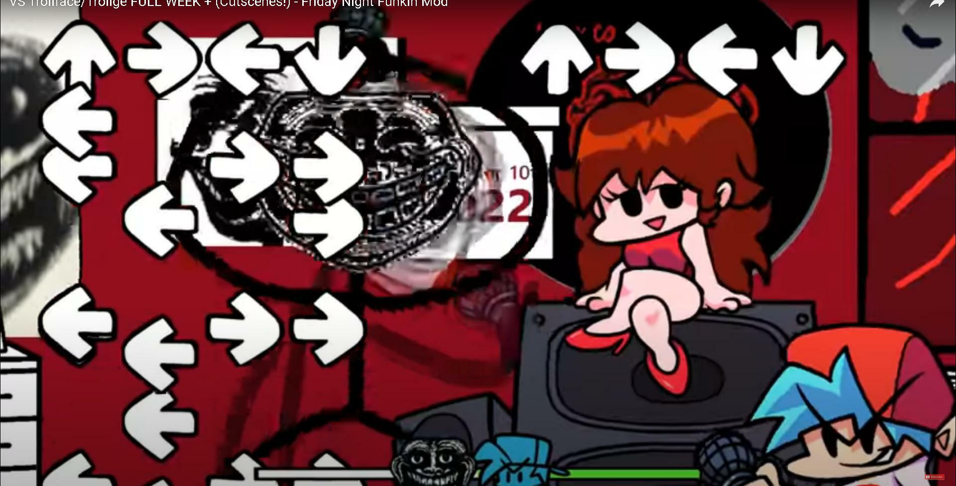 Friday Night Funky x Trollage Mod - фото и скриншоты игры на рабочий стол