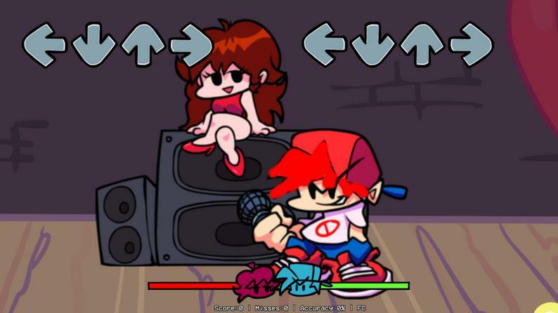 Friday Night Funkin, but BF has red hair - фото и скриншоты игры на ...